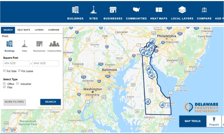 Site-Location Tool Helps Businesses Explore Delaware During COVID-19